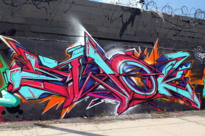 004 East Coast Tour in Bushwick w/Graffiti Artists: Abstrk, Miss Reds+