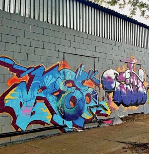 Graffiti Meets Street Art in East New York, Brooklyn