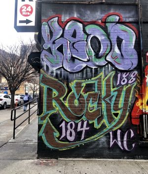 Inwood Graffiti: Panic, Ree, Clyde, Keon, Rocky 184…