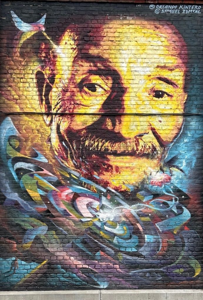 Street art and graffiti walls in New York City